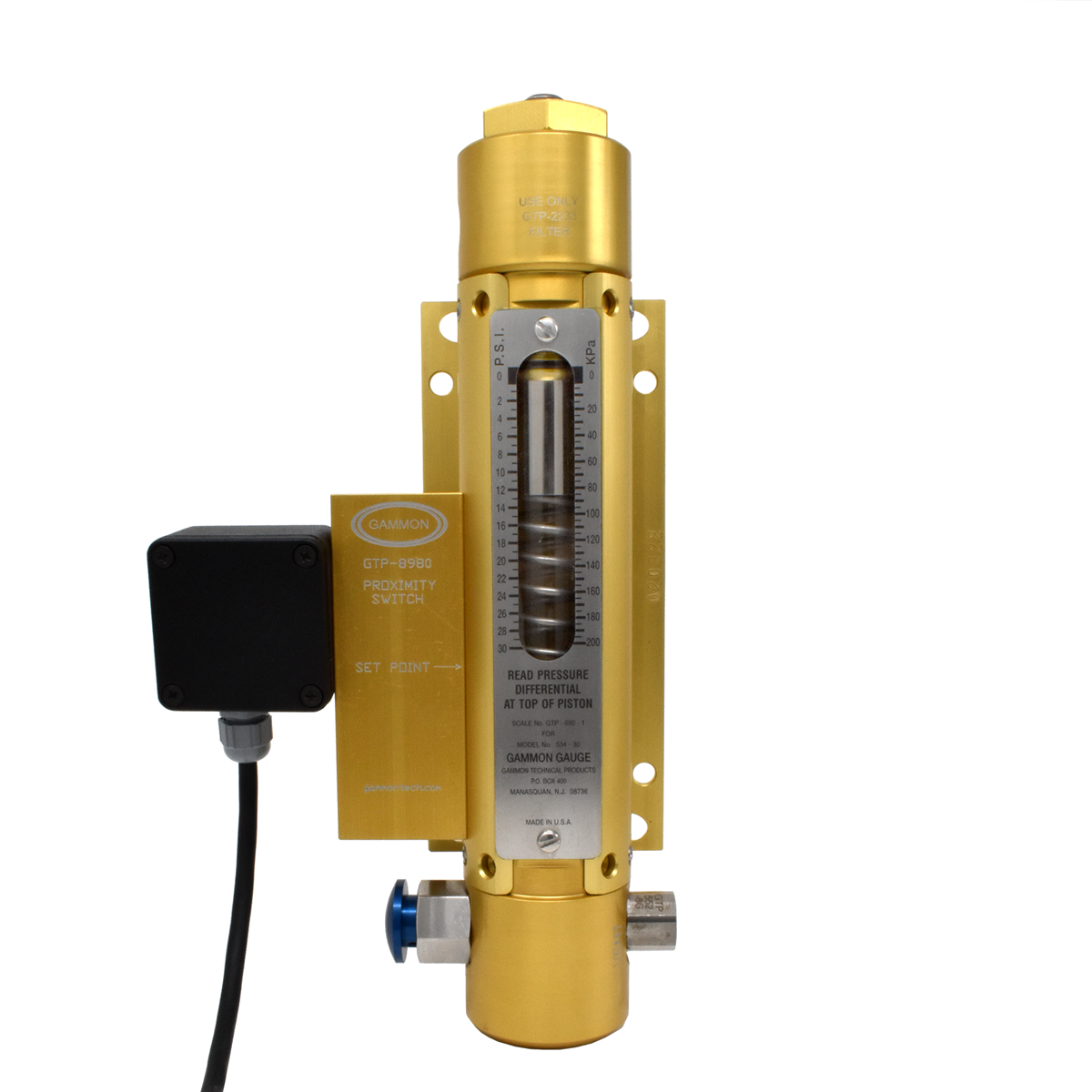 GTP8980G-RH | GAMMON GAUGE CONTROL SYSTEM W/NORMALLY OPEN SWITCH AND ...